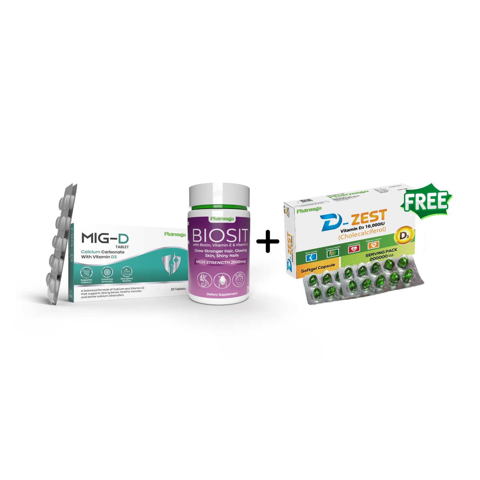 Bone & Hair Strength Combo – Pharmigrow